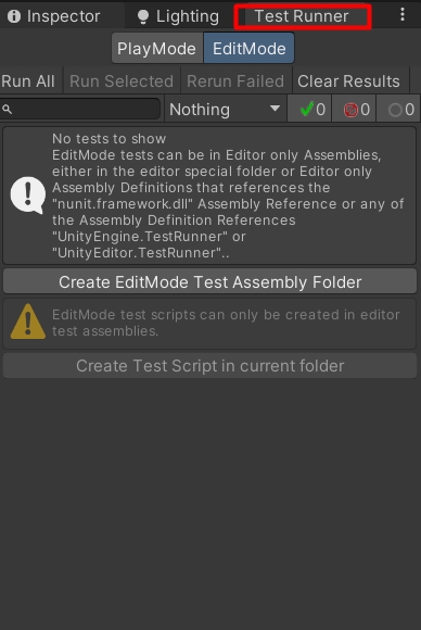 【unity】安裝test Framework